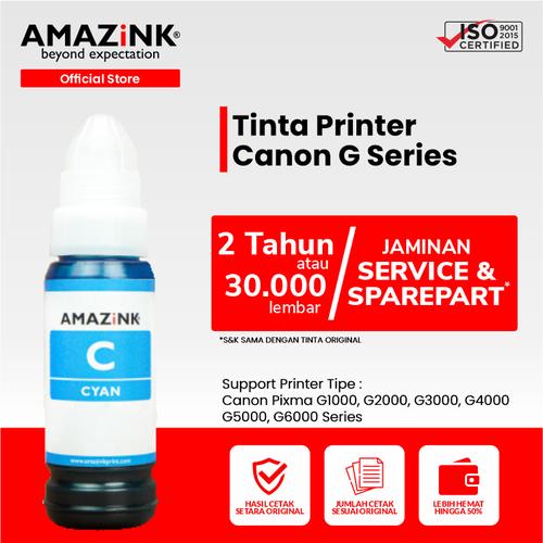 Promo AMAZiNK Tinta Printer Canon Pixma G Series Cyan - Kota Salatiga ...