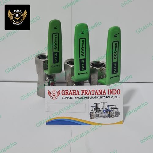 Jual BALL VALVE KITZ UTKM 1/4" INCH STAINLEES STEEL 316 DRAT 600 WOG - Jakarta Barat - GRAHA ...
