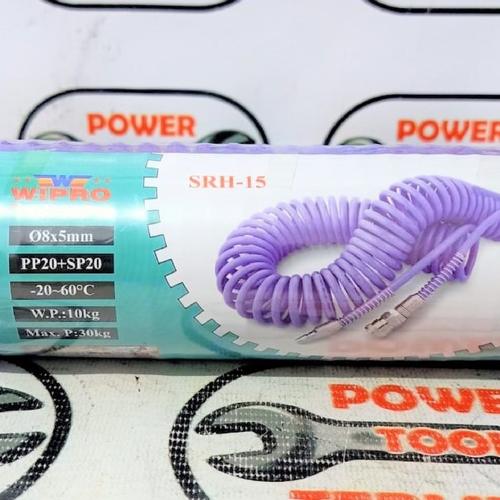 Jual Selang Recoil 15 meter Wipro Spiral Spring Angin Compressor ...