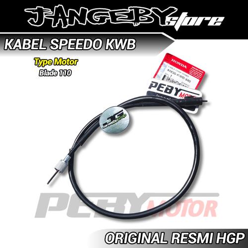 Jual Kabel Speedometer Blade 110 ORIGINAL Resmi HGP 44830KWB Jangeby ...