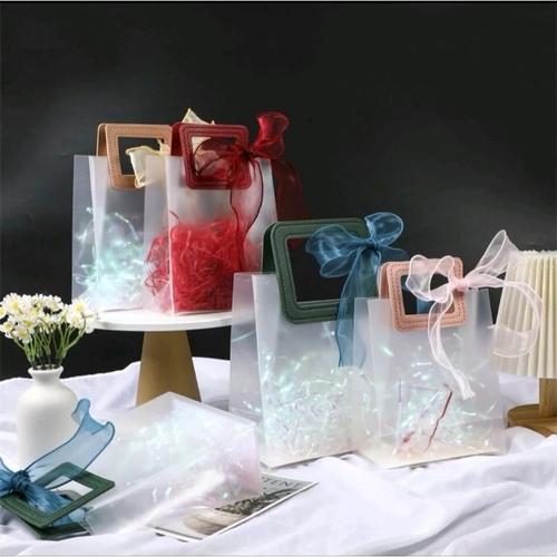 Jual Tas Mika PVC Doff Premium / Goodie Bag Ulang Tahun ( Gagang kotak ...