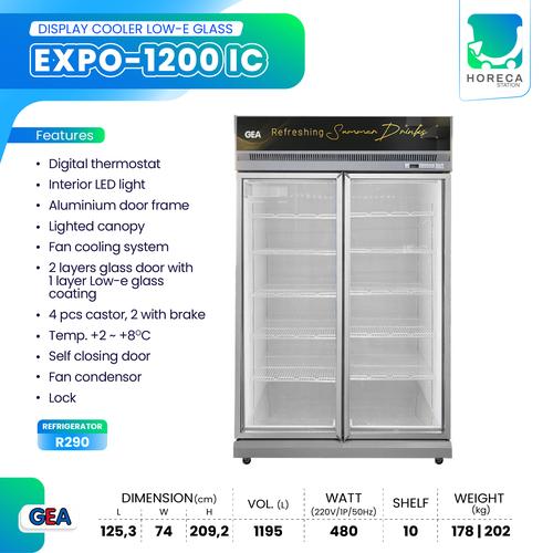 Jual GEA Display Showcase Cooler EXPO-1200 IC / EXPO 1200 IC / EXPO 1200IC - Jakarta Barat ...