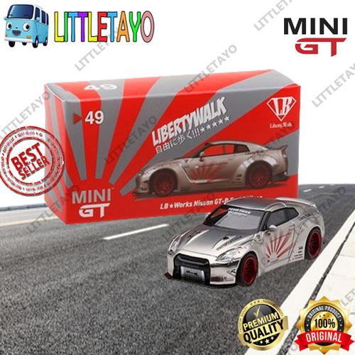 Jual MINIGT MINI GT LIBERTY WALK - NISSAN GT-R R35 REAR WING SATIN ...