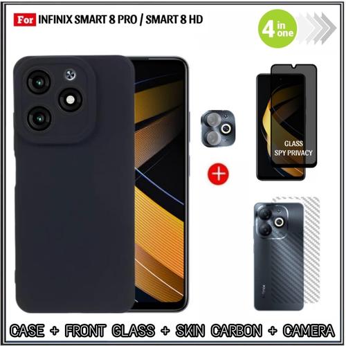 Jual PAKET Case Infinix Smart 8 Pro / 8 HD Soft Case Pro Camera ...