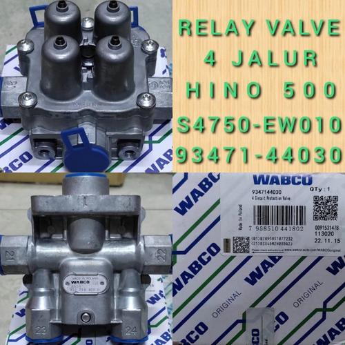 Jual CIRCUIT PROTECTION VALVE S4750-EW010 RELAY VALVE4 JALUR HINO 500 ...