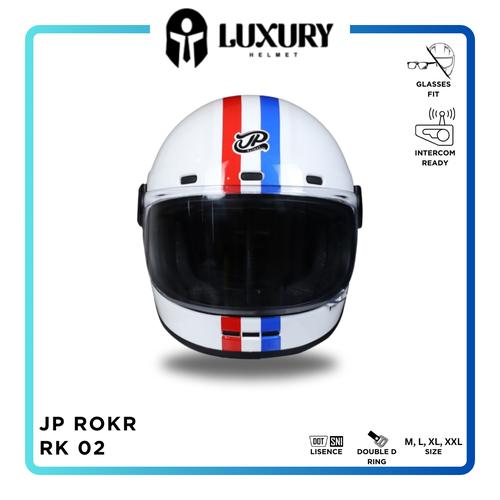 Jual Helm JP - Rokr - RK02 - Motif - Fullface - BrokenWhite, L - Kab ...