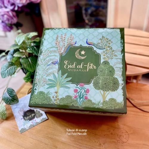 Jual Box Hampers Lebaran Eid Mubarak Tema Benggala Idul Fitri 20x20x10 ...