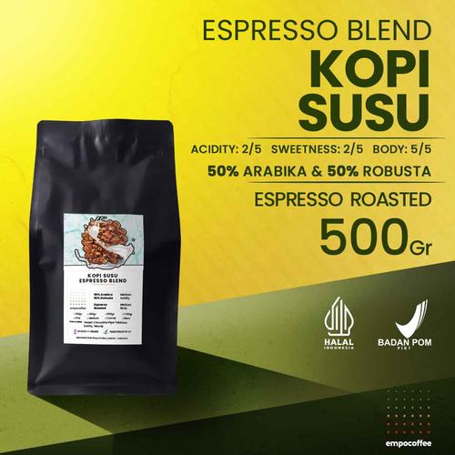Promo Kopi Susu Espresso House Blend Coffee Bean Coffe Minuman Kekinian ...