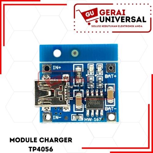 Jual TP4056 Micro USB Charging Module 18650 Lithium HW-167 - Mini USB ...