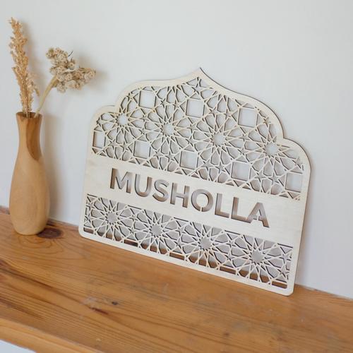 Promo Signage Mushola ala Morocco - Sign Mushola bertema Moroccan - V2 ...