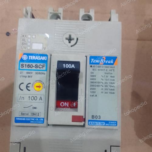 Jual mccb TERASAKI S160-SCF 3P 100A - Kab. Bogor - asiong electrik | Tokopedia