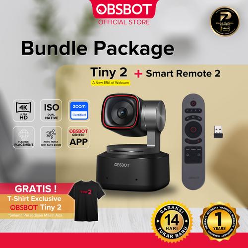 Promo OBSBOT Tiny 2 AI-Powered PTZ 4K Webcam AI Tracking With Remote ...