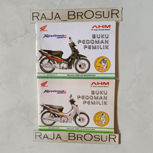 Jual Buku pedoman pemilik Honda Karisma 125 D/Karisma 125D Cakram 2002 ...