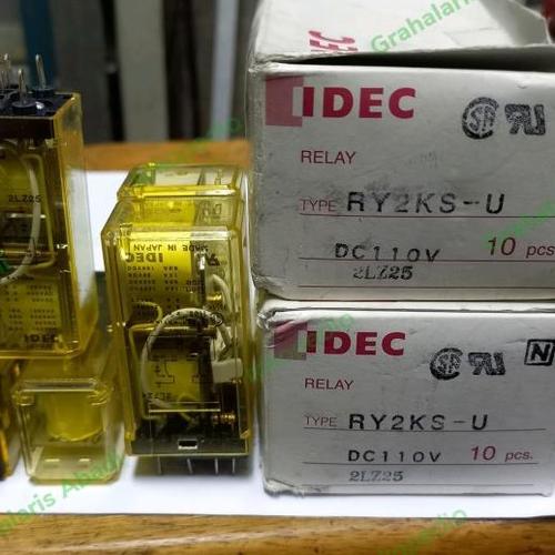 Jual SPORTY LACTHING RELAY RY2KS-U 110DC IDEC RELAY DOUBLE COIL ...