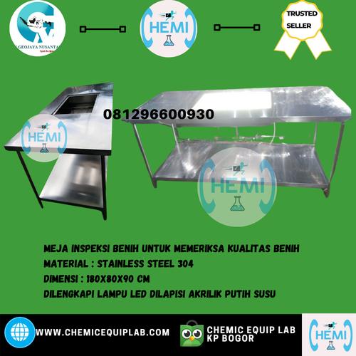 Jual LAB 180 MEJA INSPEKSI BENIH SS304/MEJA PEMERIKSAAN KUALITAS BENIH ...
