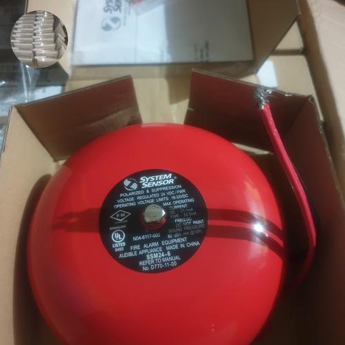 Jual System Sensor Alarm Bell SSM24-6 24VDC 6 Inch Suara Nyaring untuk ...