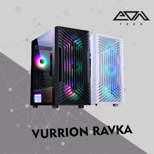 Jual VURRION RAVKA PC Gaming Case | Casing M-ATX Free 3 Fan RGB - Black ...