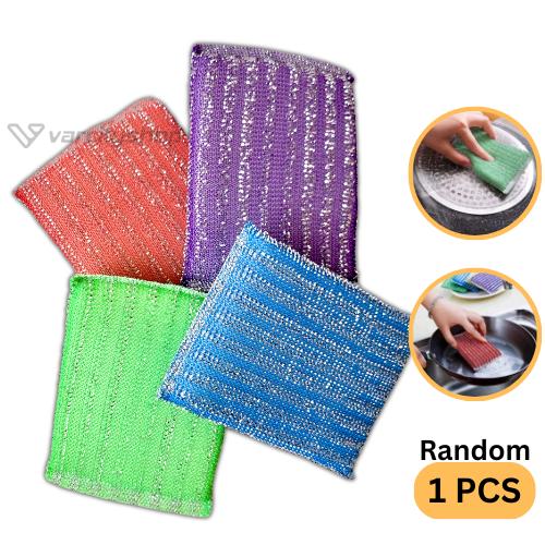 Jual Spons Cuci Piring Spon Metalik Warna Warni Serbaguna Alat ...
