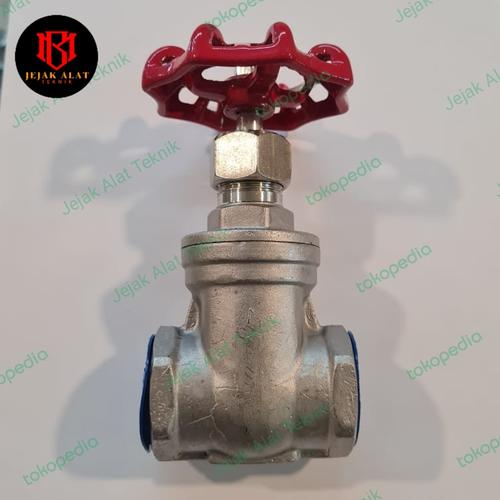 Jual GATE VALVE 1/2" INCH CF8M STAINLESS SS 316 200 PSI - Jakarta Barat ...