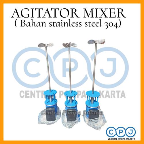 Jual Agitator Mixer Kimia SS304 1hp 380v/3phase 4pole 250rpm Gear Box ...