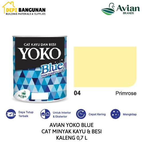 Jual Avian Yoko Blue 04 Primrose - Cat Minyak Besi Kayu Kaleng 0,7L ...