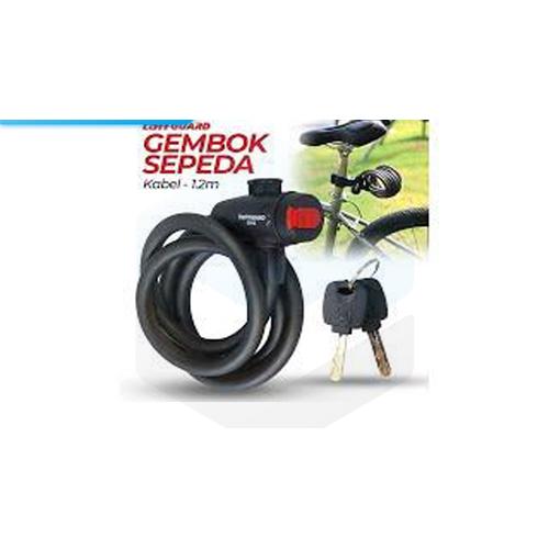 Jual GEMBOK SEPEDA KAWAT BAJA KOKOH ANTIMALING BRAKET ABS PORTABLE ...