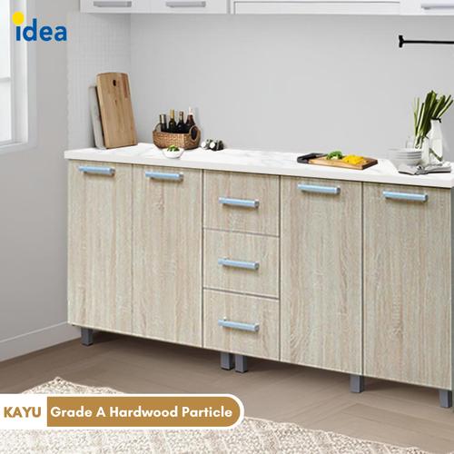 Promo Kitchen Set Bawah Minimalis Rak Dapur Kayu Serbaguna Dan Lemari ...