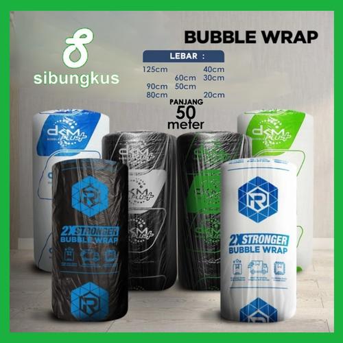 Jual BUBBLE WRAP ROLL BENING BUBLE WARP PUTIH TEBAL TERMURAH - HITAM ...