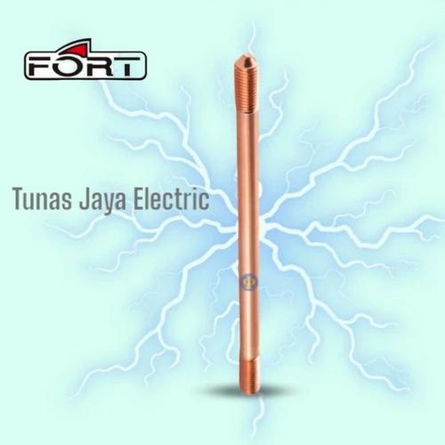 Jual Besi Arde / Grounding Rod / Penangkal Petir 5/8" 2M (TEMBAGA ASLI ...