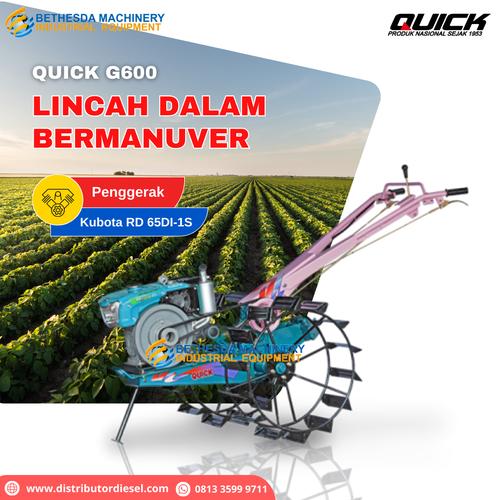 Jual Mesin Traktor G600 QUICK + Diesel KUBOTA RD65 DI-1S - Tanpa mesin - Kota Surabaya ...