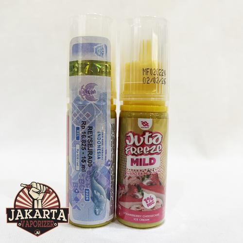 Jual [SALT] JUTA FREEZE MILD STRAWBERRY CHEESECAKE ICE CREAM SALT 15ML ...