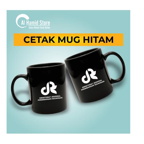 Jual cetak mug hitam custom - Jakarta Timur - Al Hamid Printing | Tokopedia