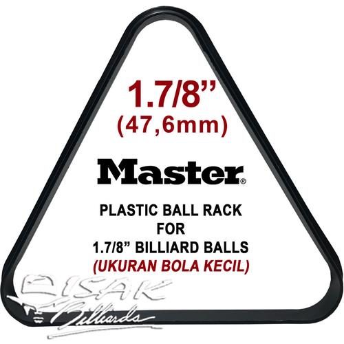 Jual Segitiga Bola Kecil 1.7/8" - Plastic Ball 47 mm Triangle Billiard ...
