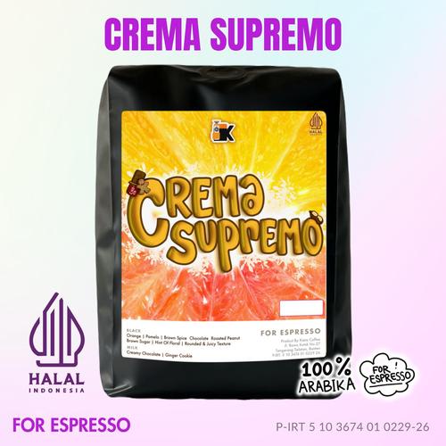 Promo Kopi Crema Supremo Espresso Blend 250gr - 100% arabika by kieta ...