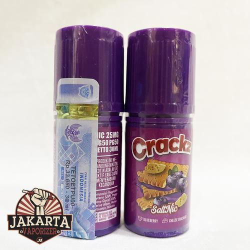 Jual [SALT] CRACKZ V6 BLUEBERRY CHEESE CRACKERZ SALTNIC 30ML BY TETRA ...