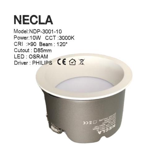 Jual lampu downlight led inbow 10 wat/Necla downlight led 10 wat NDP ...