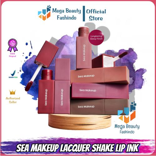 Jual Sea Makeup Lacquer Shake Lip Ink Longlasting lip ink - Glossy ...