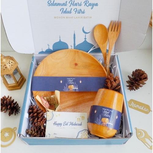 Jual RAYA HAMPERS - ESTETIK Parcel Lebaran Idul Fitri Alat Makan Kayu ...