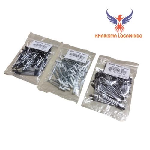 Jual Paku Rivet 435 Glatino 3.2mm 1/8 x 3/8 Mdl Rivetti Hitam Putih ...