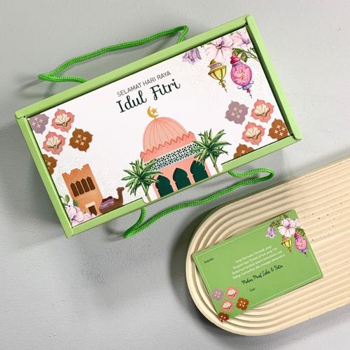 Jual Dus Box Hampers Lebaran Kotak Packaging Cookies Parsel Idul Fitri ...