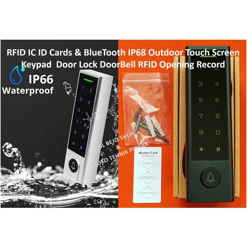 Jual RFID IC Card BlueTooth IP66 WaterProff Touch Screen Keypad Record ...