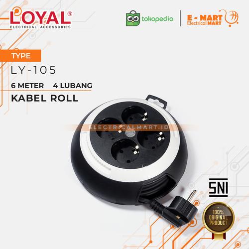 Jual Kabel Olor Listrik Loyal LY-105 R6 6Meter SNI GROSIR/ Kabel roll ...