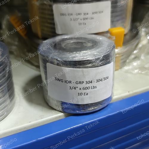 Jual Spiral Wound Gasket ANSI 600 SS304 3/4"inchi ( SWG Ansi 600 SS304 ...