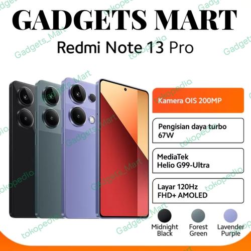 Jual Official Redmi Note 13 Pro 4G 8GB 256GB Garansi Resmi - Hitam ...
