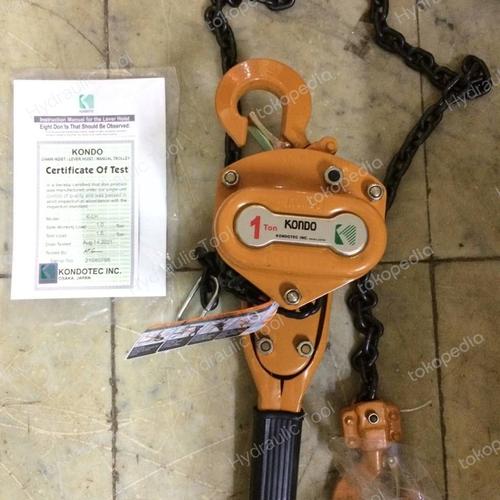 Jual 1 Ton x 1.5 Meter Lever Block Hoist Kondo - Jakarta Utara - Hydraulic Tool | Tokopedia