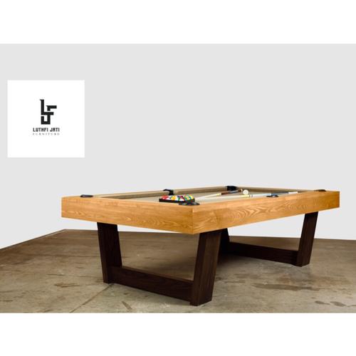 Jual meja billiard 8 feet kayu jati minimalis/billiard table teak wood ...