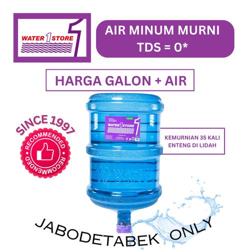 Jual WATERSTORE GALON + ISI AIR (19 LITER) - Air Minum Murni Pure Purified - Galon + Isi ...