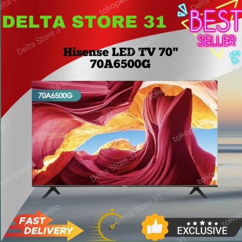 Jual Hisense Android TV 70 Inch 70A6500G 4K UHD Android TV 70A6500 ...