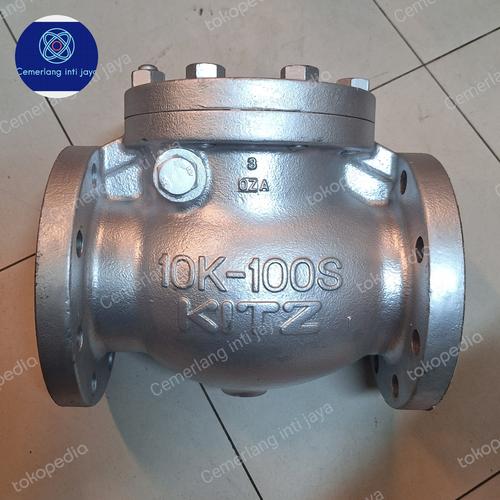 Jual Swing Check Valve Kitz Cast Iron Jis 10k DN 100 / Check Valve 4 ...