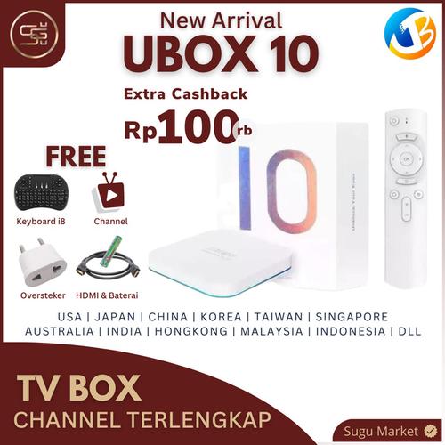 Jual UNBLOCK TECH 10 UBOX 10 PRO MAX VERSI 10 TV BOX ANDROID 12 4GB ...